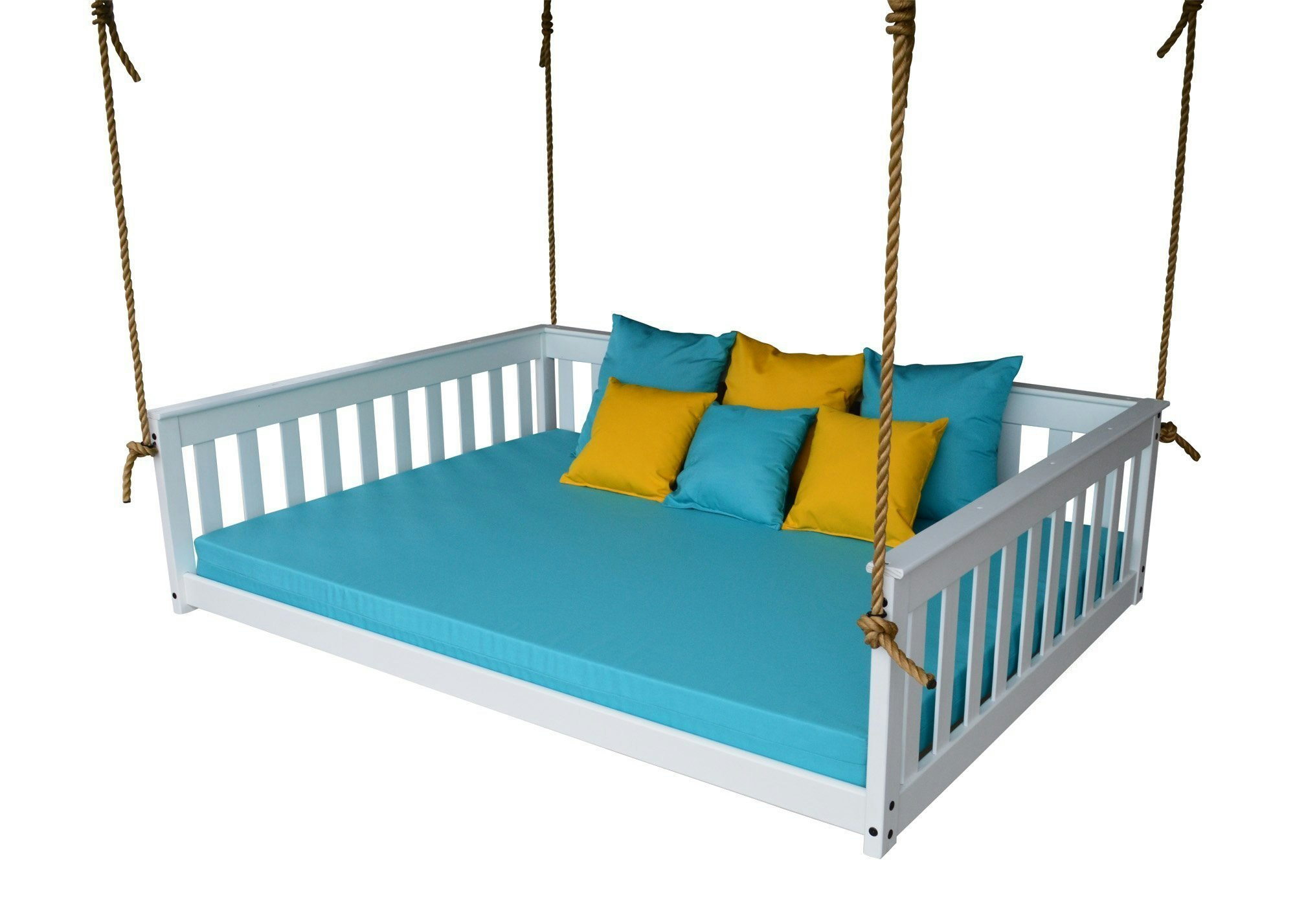 Pine Wood Porch DayBed Swing from DutchCrafters Amish Furniture