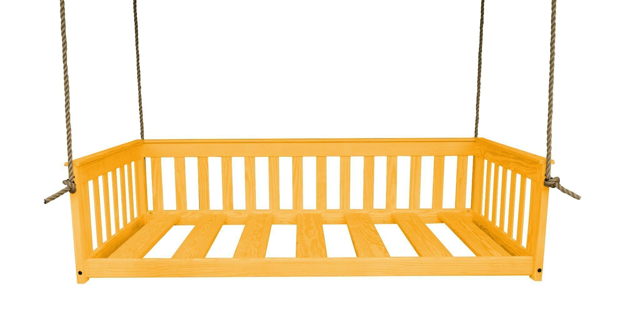 Pine Wood Porch DayBed Swing from DutchCrafters Amish Furniture