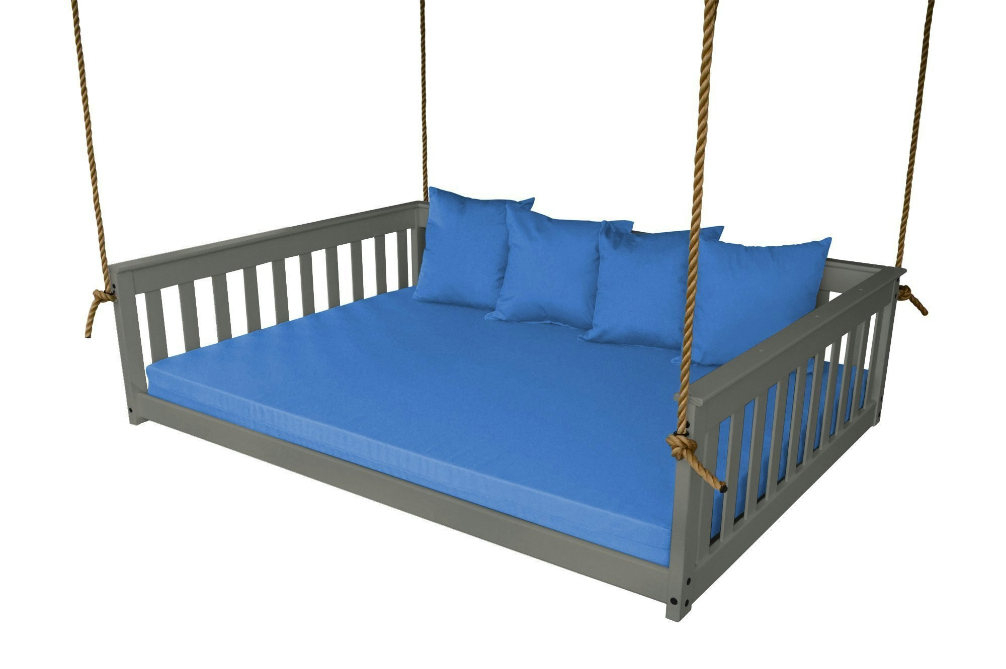 Pine Wood Porch DayBed Swing from DutchCrafters Amish Furniture