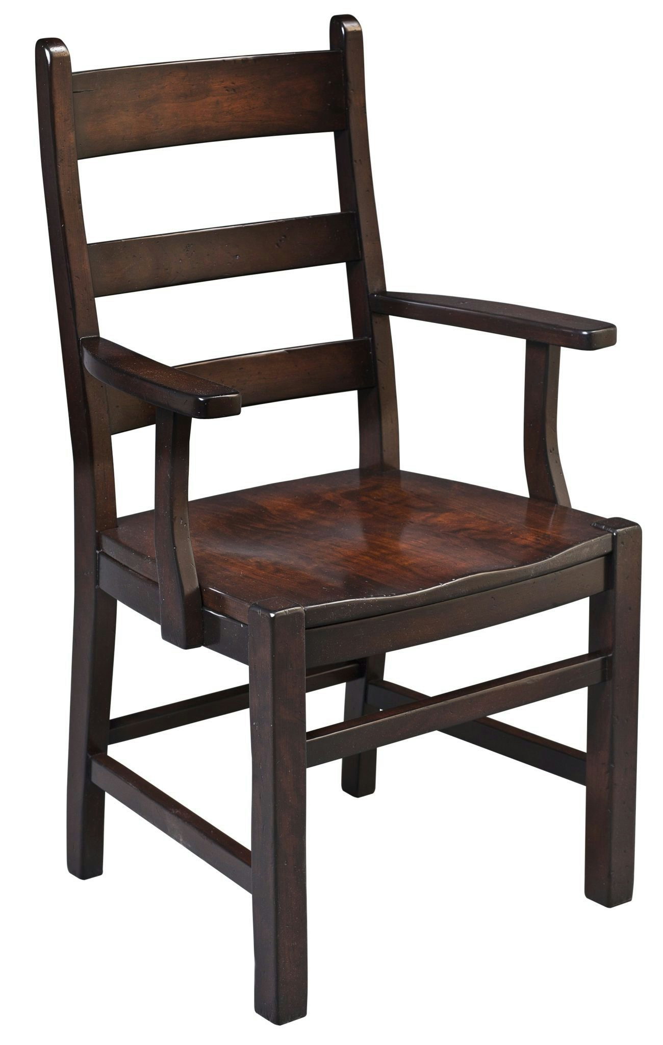 Amish Modern Farmhouse Ladder Back Dining Chair from DutchCrafters
