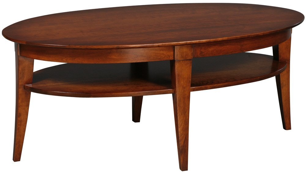 Patterson Oval Coffee Table from DutchCrafters Amish Furniture