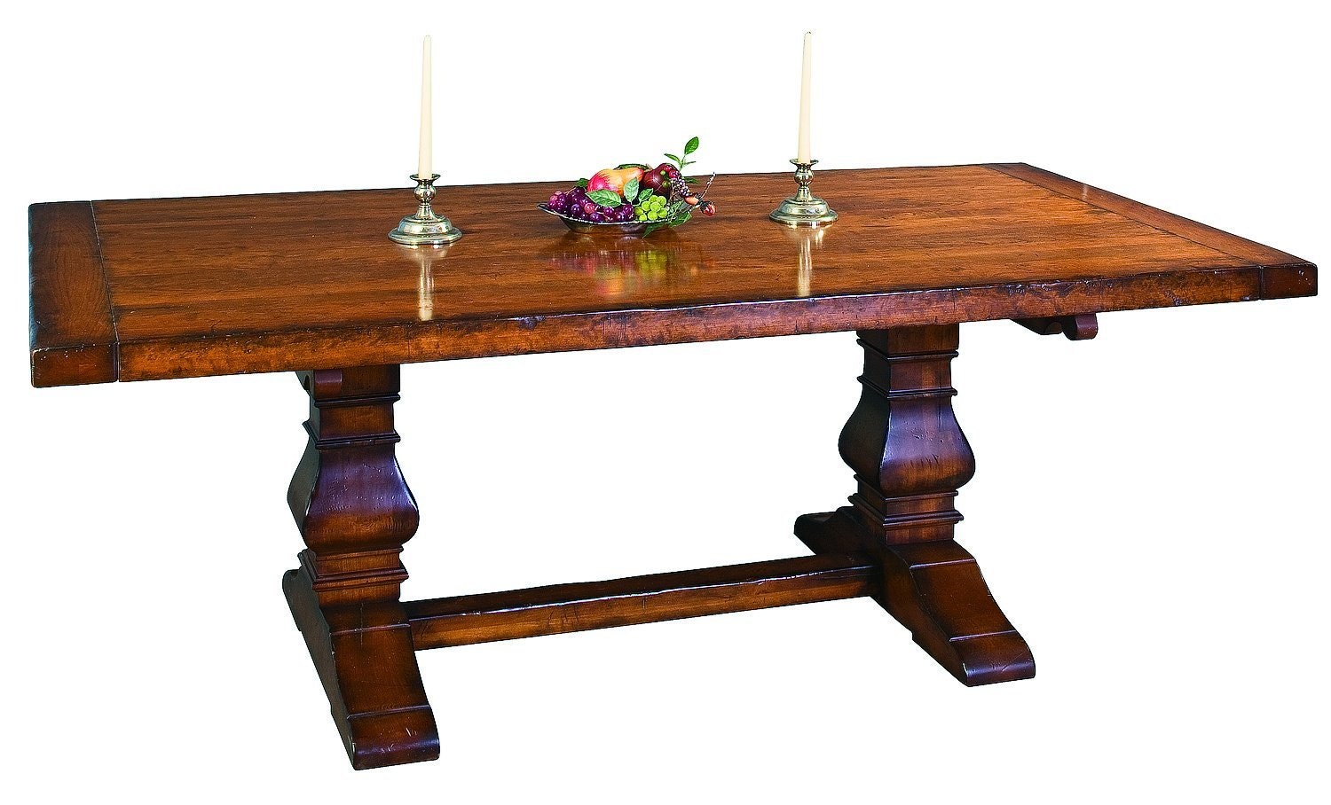 Amish Trestle Extension Dining Table from DutchCrafters Furniture
