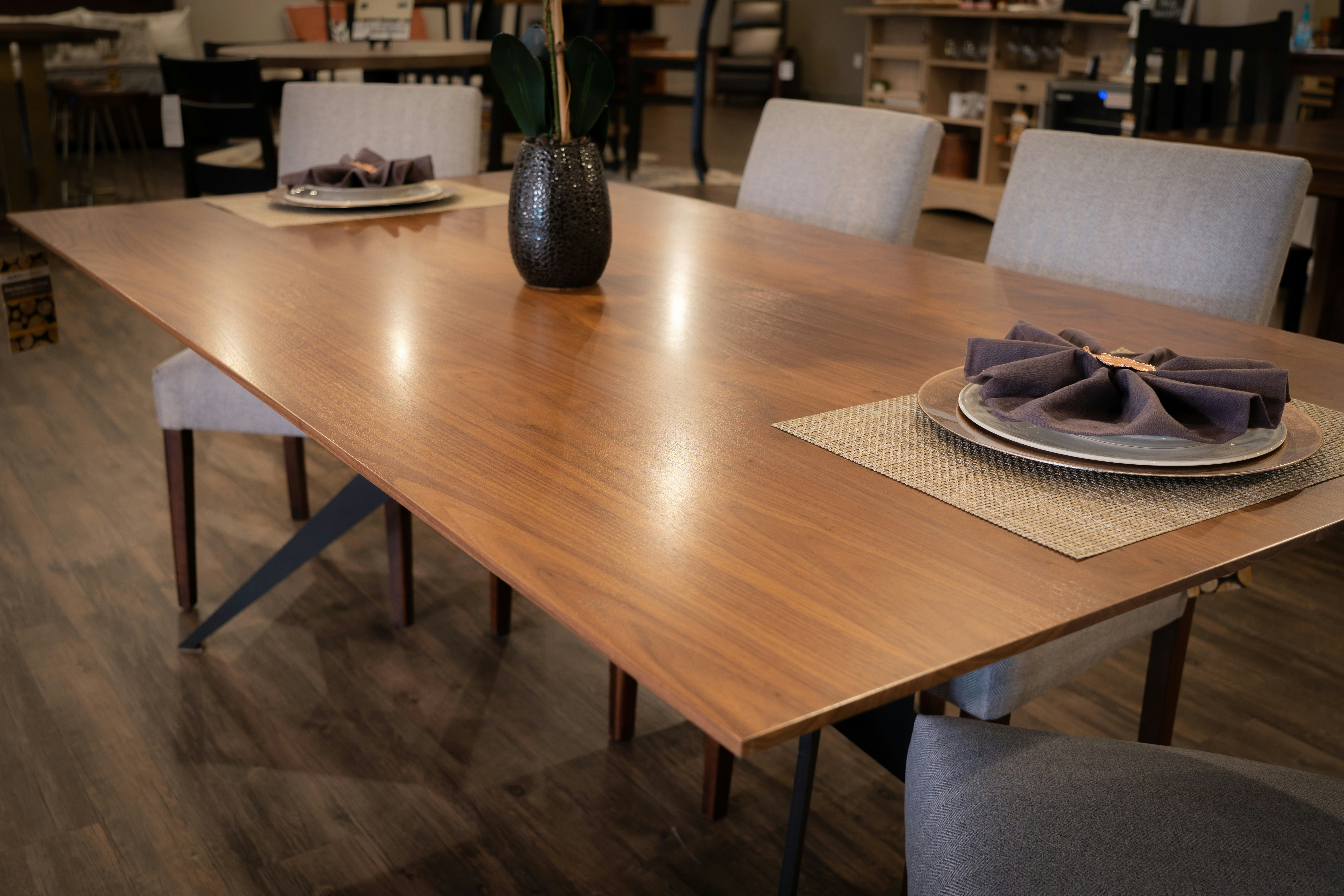 Jefferson Contemporary Dining Table from DutchCrafters Amish Furniture