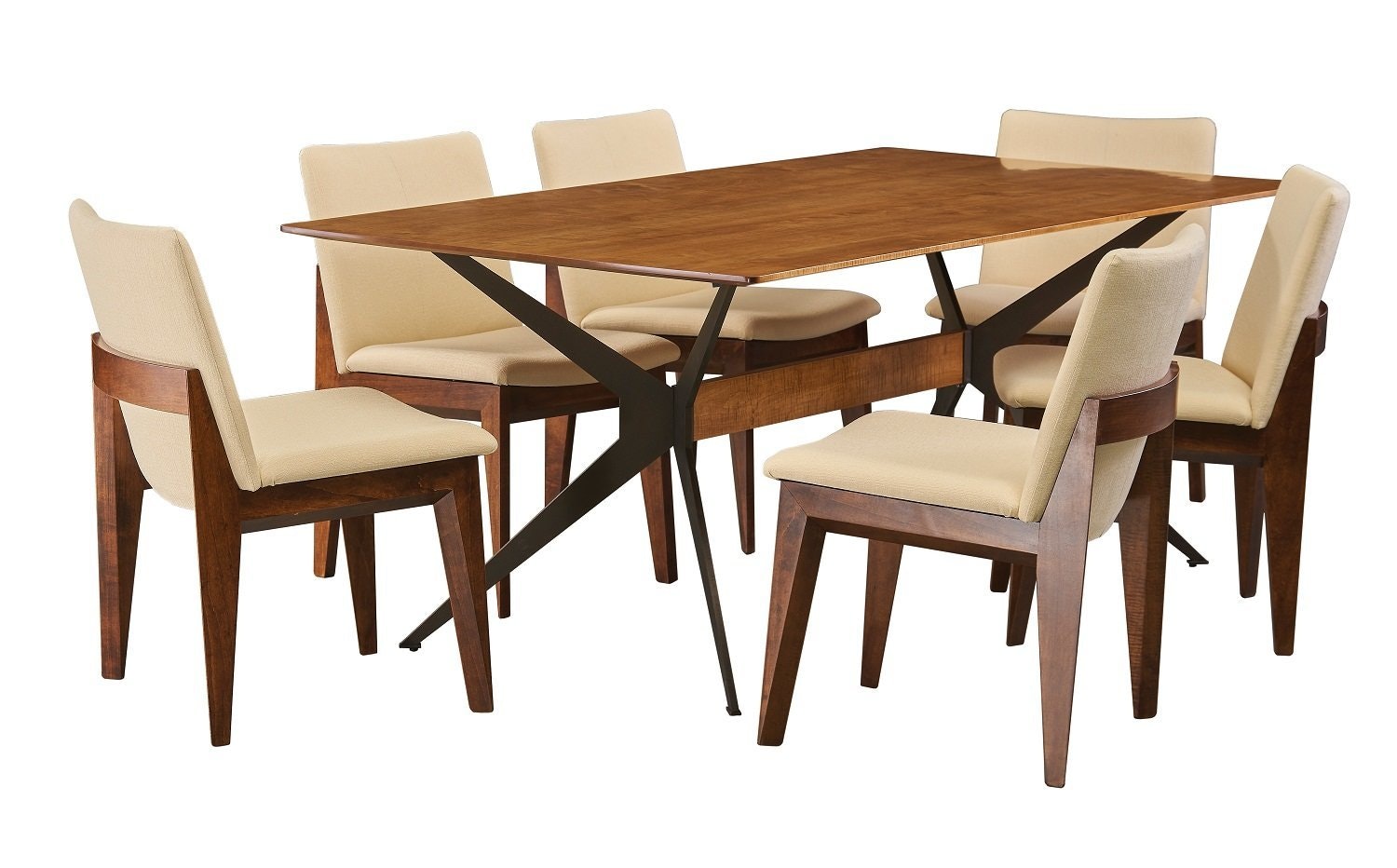 Jefferson Contemporary Dining Table from DutchCrafters Amish Furniture