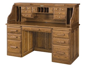 Quality Amish Roll Top Desks by DutchCrafters Amish Furniture