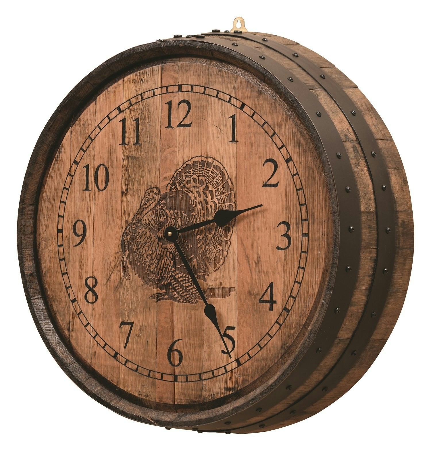 Amish Barrel Clock | DutchCrafters Amish Furniture Store