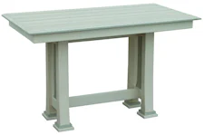 Amish Made Outdoor Wood and Poly Pub Tables from DutchCrafters Amish