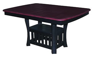 Amish Outdoor Wood and Poly Dining Tables from DutchCrafters Amish