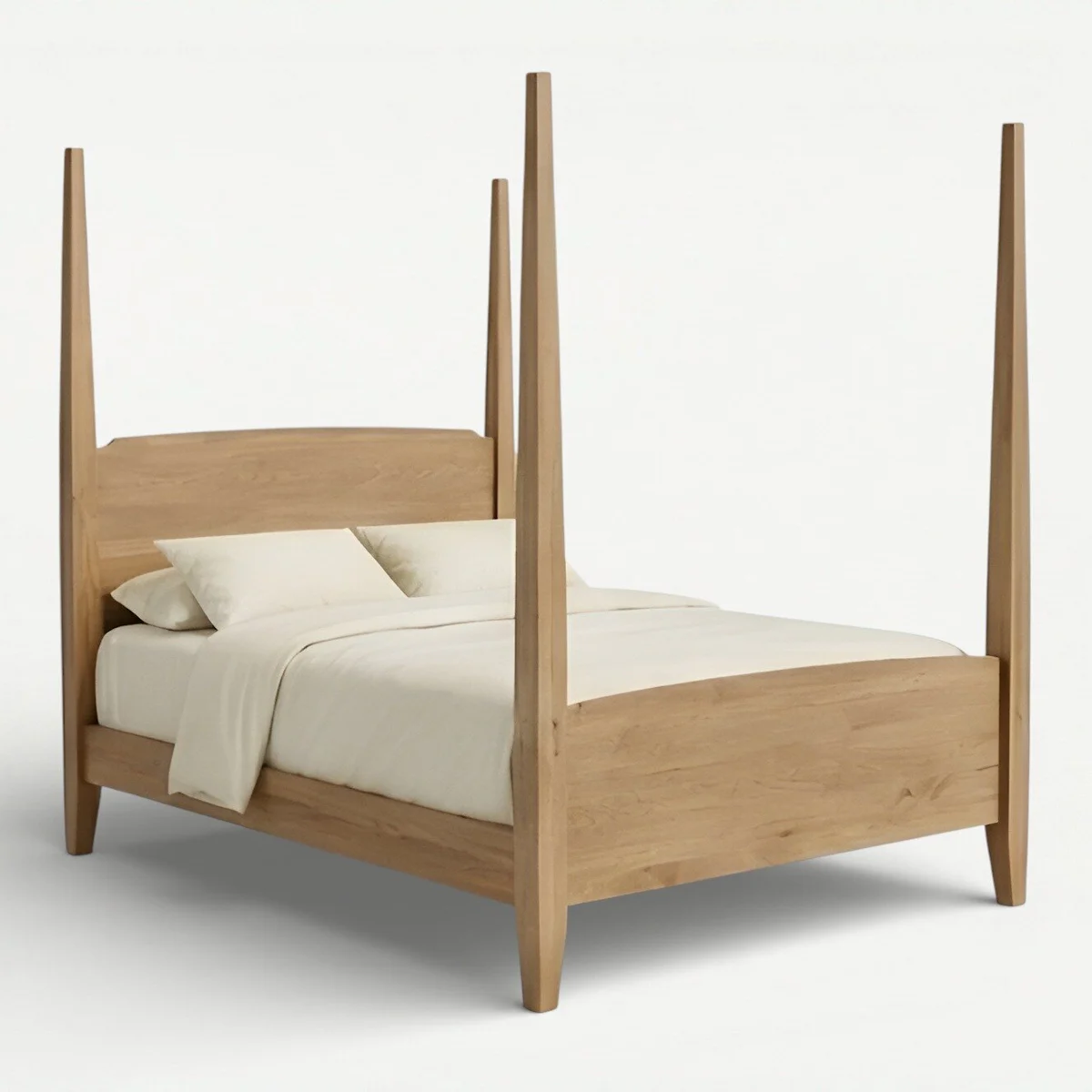 Pencil Post Bed Frame, Solid Wood Classic Bed | DutchCrafters