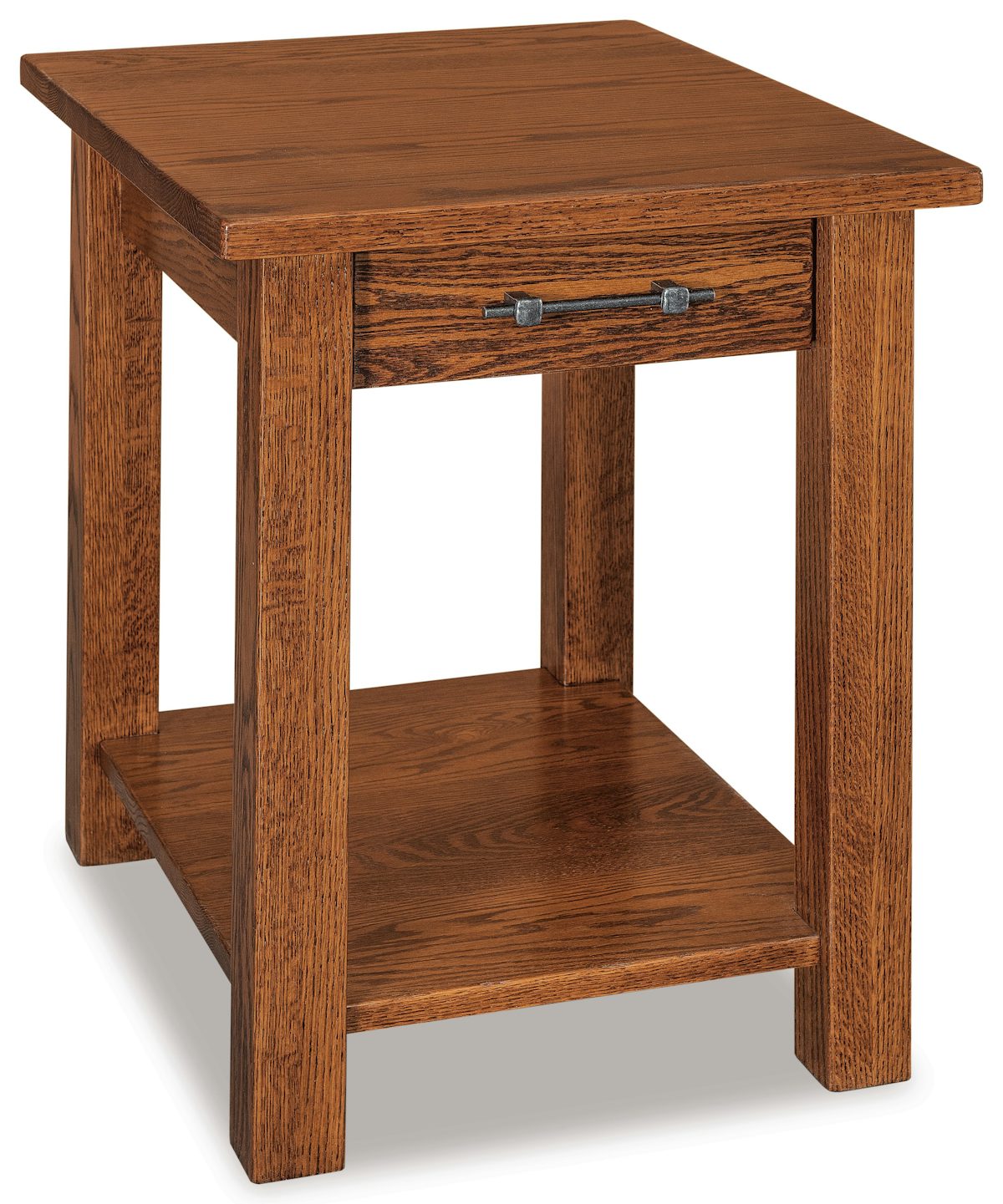 Amish Open End Table with Drawer from DutchCrafters Amish Furniture