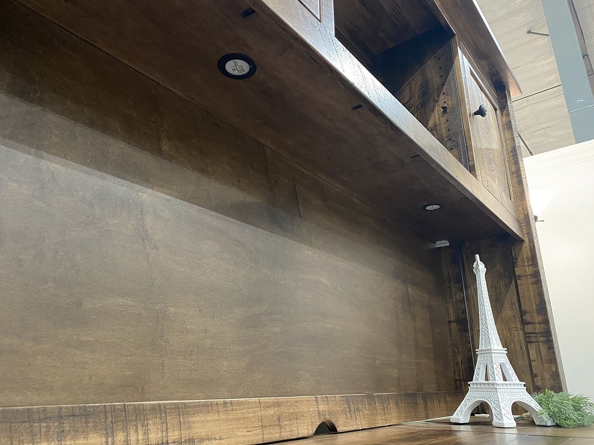 Santa Fe L-Shaped Desk with Optional Lift Top or Hutch from