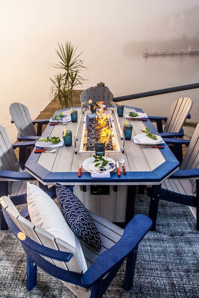 Blaze Fire Dining Table from DutchCrafters Amish Furniture