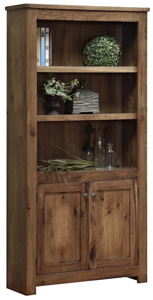 Solid Wood Bookcases from DutchCrafters Amish Furniture