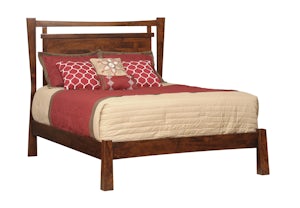 Modern Rustic Panel Bed from DutchCrafters Amish Furniture