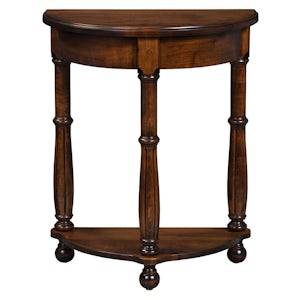 Amish Heritage Royal Ridge Half Round Table from DutchCrafters Amish