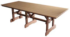 Amish Outdoor Wood and Poly Dining Tables from DutchCrafters - Page 2