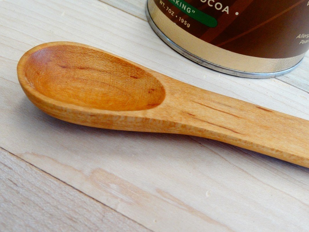Handcrafted Maple Wood Jelly Spoon from DutchCrafters Amish Furniture