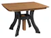 Amish Outdoor Wood and Poly Dining Tables from DutchCrafters Amish