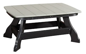 Amish Outdoor Wood and Poly Dining Tables from DutchCrafters Amish