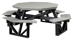 Amish Outdoor Wood and Poly Dining Tables from DutchCrafters Amish