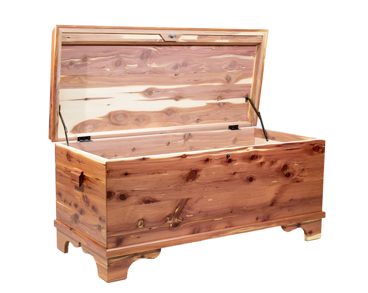 Amish Made Custom Cedar Chest | Waterfall Edge Hope Chest