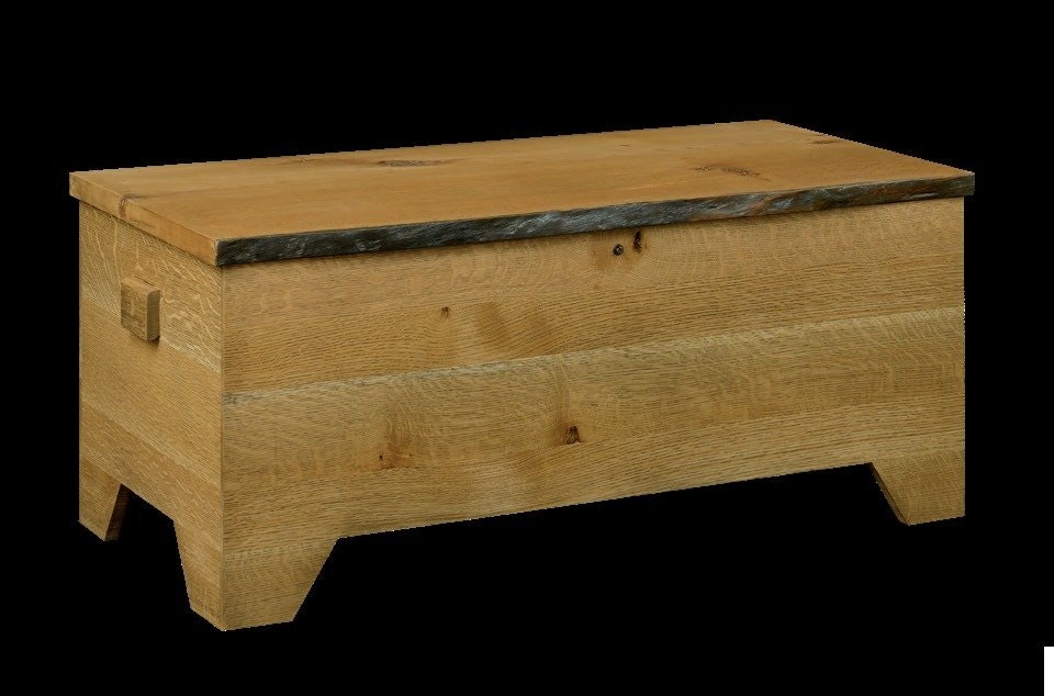 Amish Rustic Red Oak Hope Chest from DutchCrafters Amish Furniture