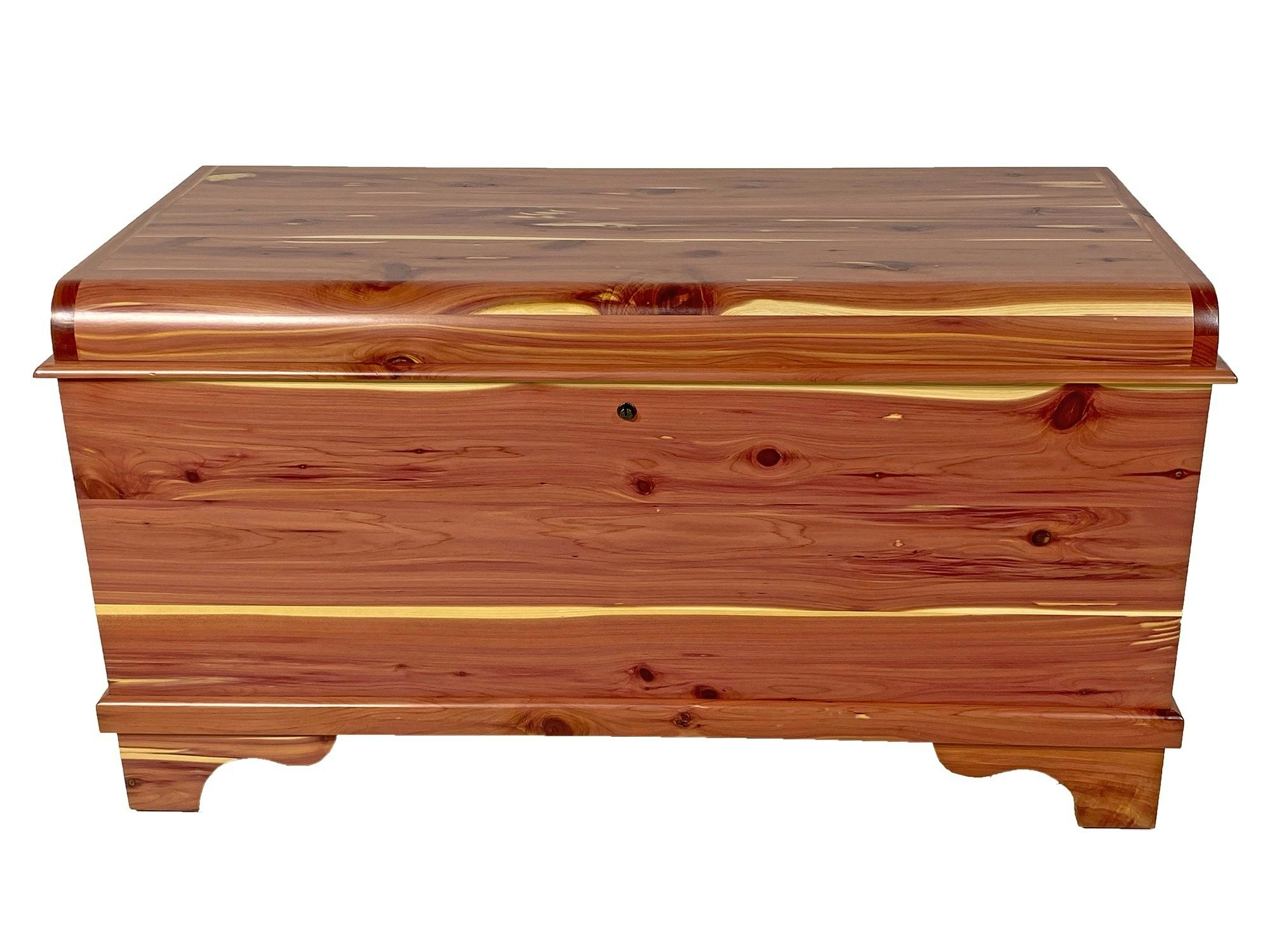 Medium Red Cedar Wood Waterfall Hope Chest - DutchCrafters Exclusive