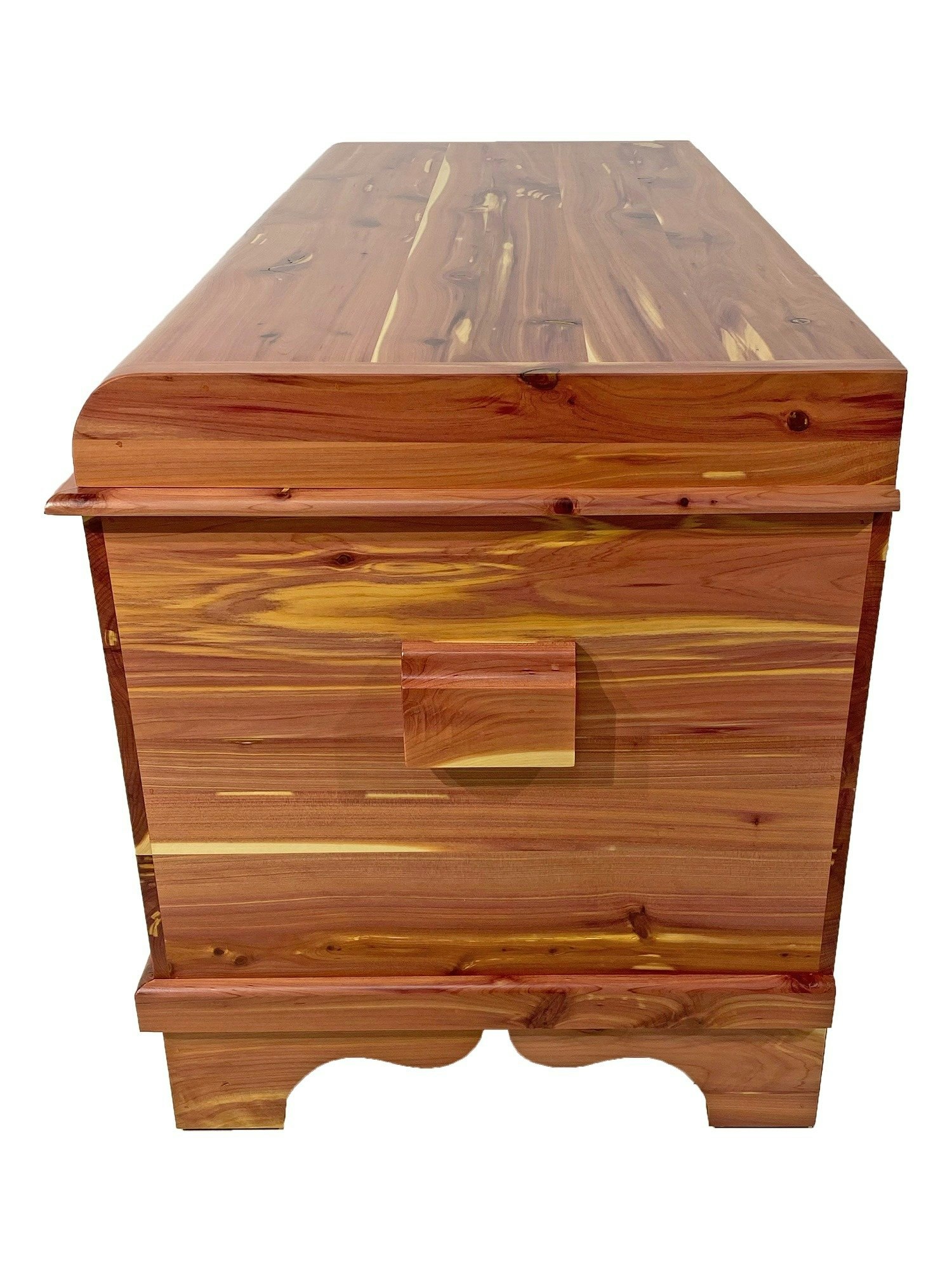 Medium Red Cedar Wood Waterfall Hope Chest - DutchCrafters Exclusive
