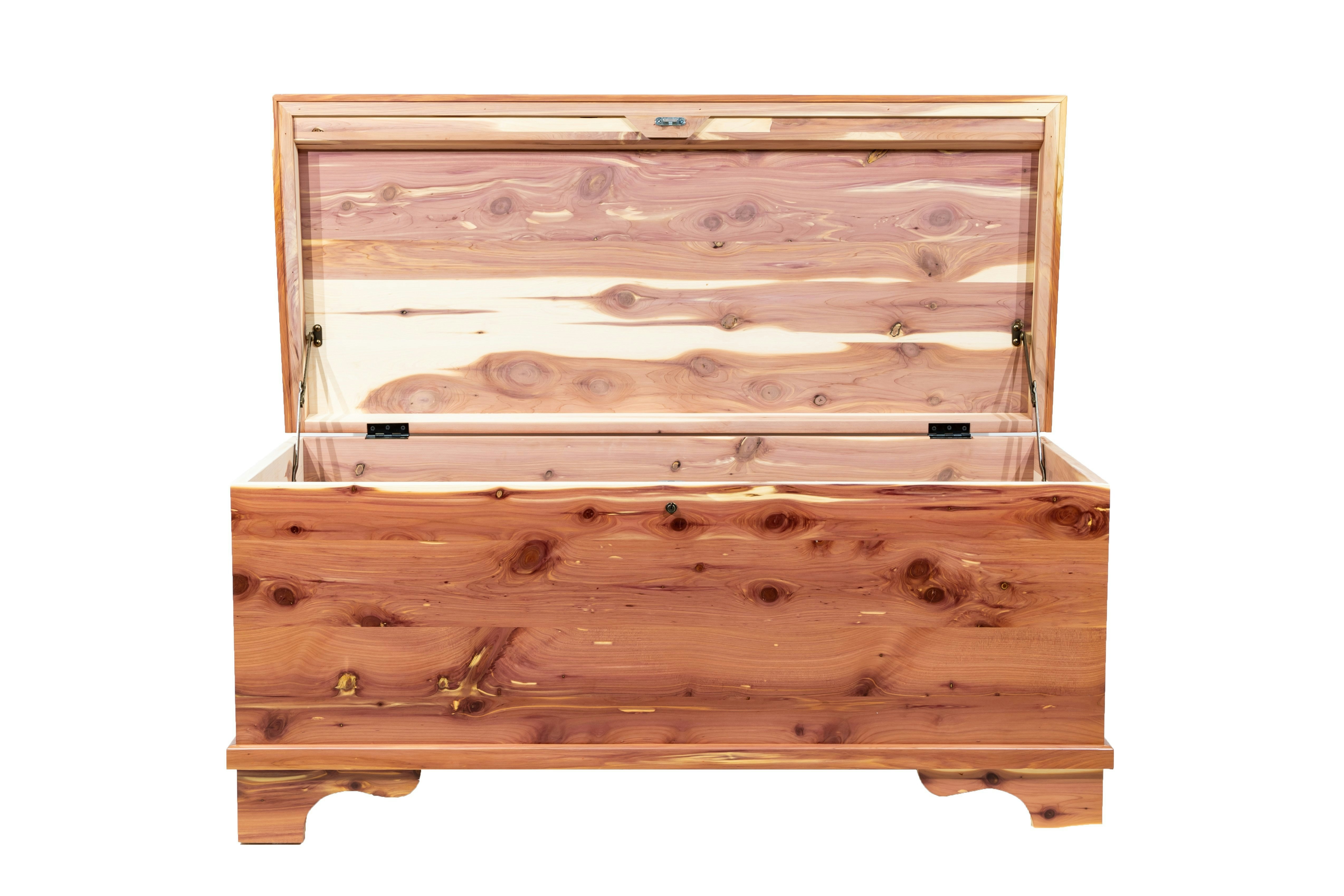 Medium Red Cedar Wood Waterfall Hope Chest - DutchCrafters Exclusive