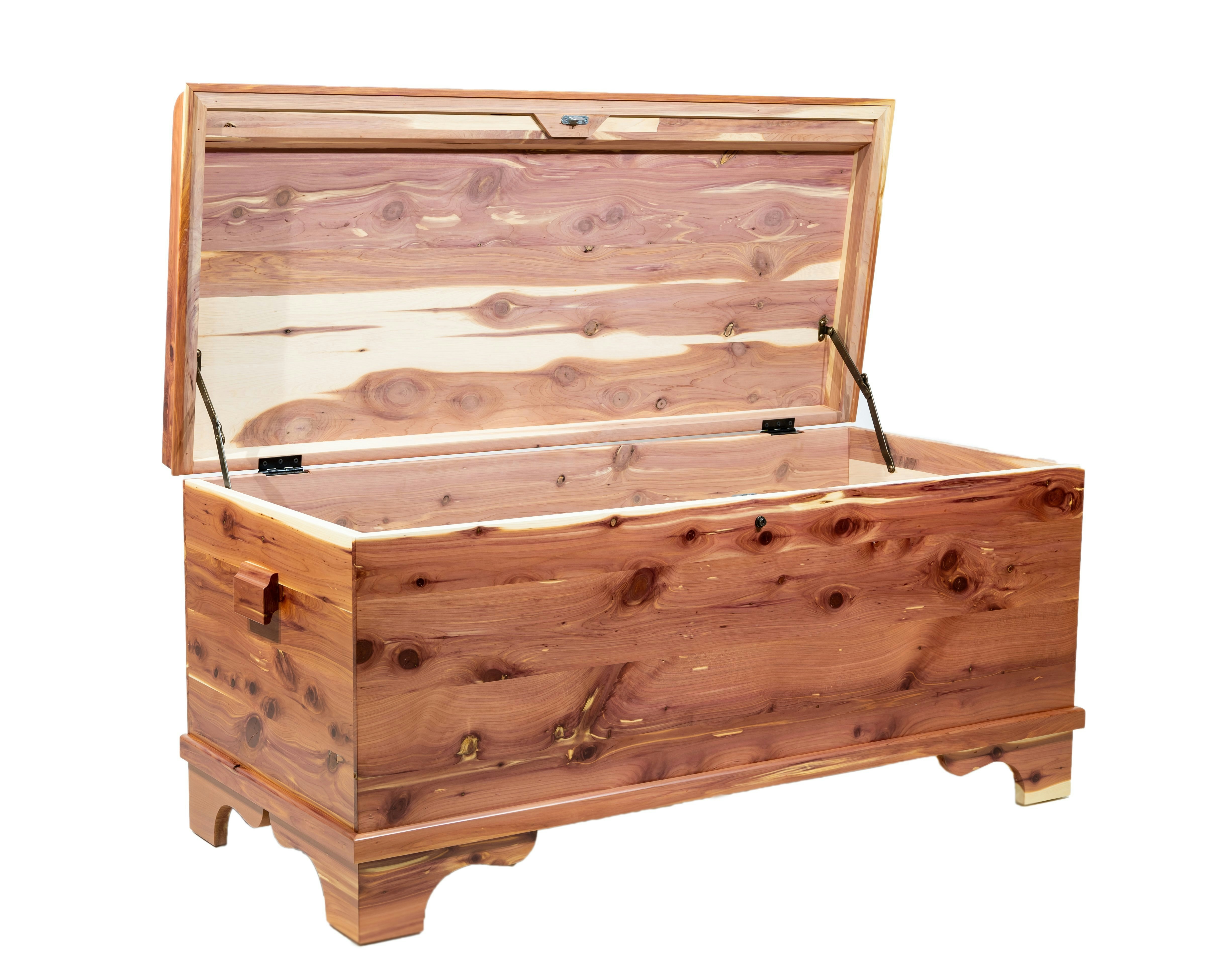 Medium Red Cedar Wood Waterfall Hope Chest - DutchCrafters Exclusive