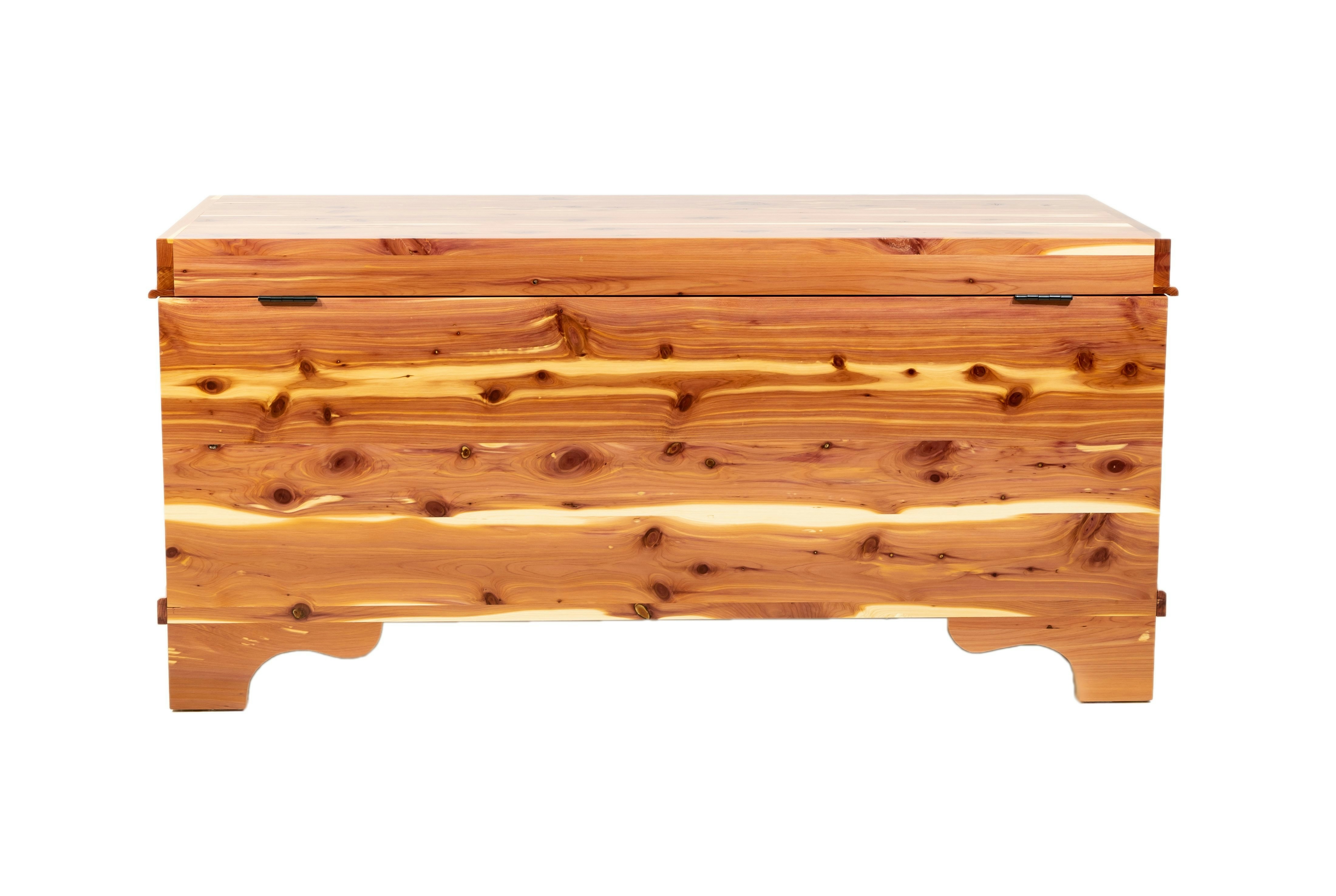 Medium Red Cedar Wood Waterfall Hope Chest - DutchCrafters Exclusive