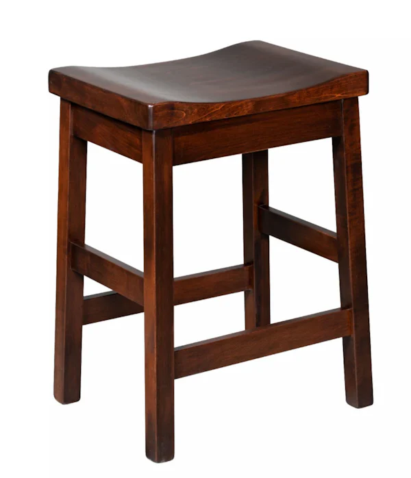 Amish Counter and Bar Stools - Durable Solid Wood | DutchCrafters