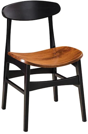Amish Dining Chairs and Kitchen Chairs Handcrafted in Solid Wood from