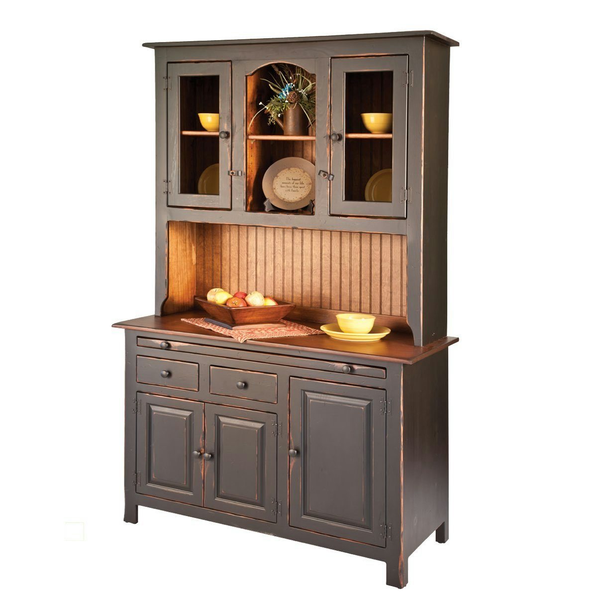 Honey Brook Colonial Hoosier Hutch from DutchCrafters Amish Furniture
