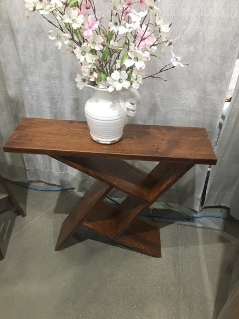 Slant Console Table from DutchCrafters Amish Furniture