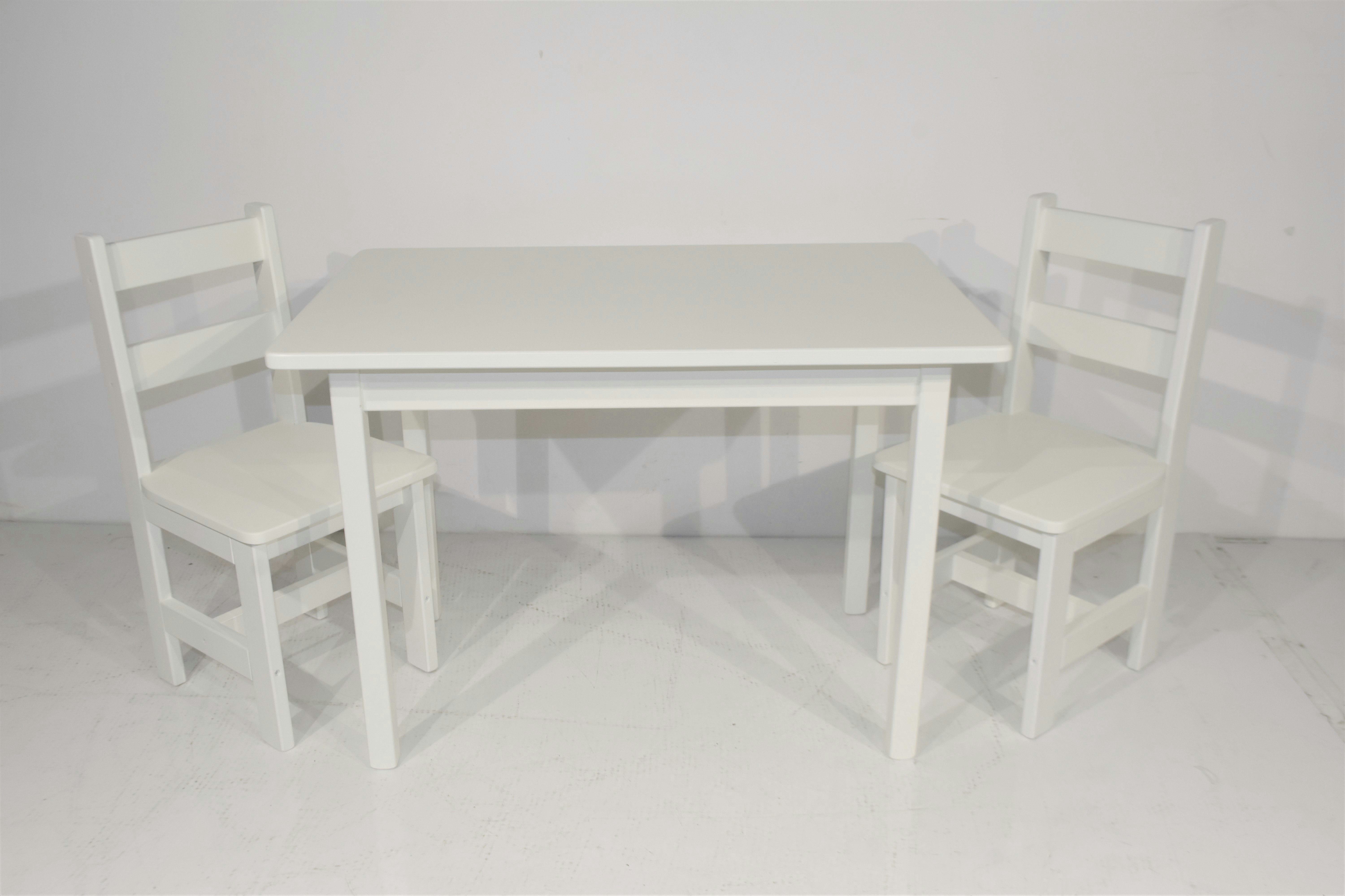Solid Wood Kids Table Set In-Stock from DutchCrafters Amish Furniture