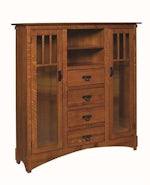 Solid Wood Bookcases from DutchCrafters Amish Furniture