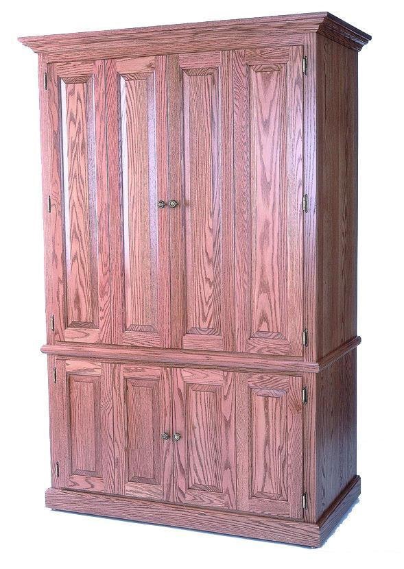 51" Deluxe Computer Armoire Center from DutchCrafters Amish Furniture