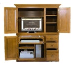 Amish Hardwood Armoire Desks by DutchCrafters Amish Furniture