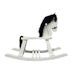 Amish-Made Wooden Rocking Horse