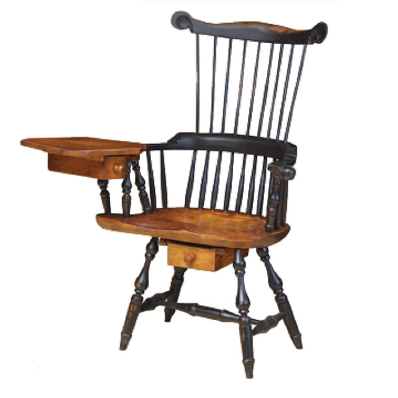 Philadelphia Writing Arm Chair from DutchCrafters Amish Furniture
