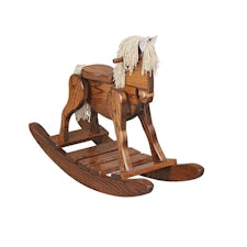 Amish-Made Wooden Rocking Horse