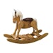 Amish-Made Wooden Rocking Horse