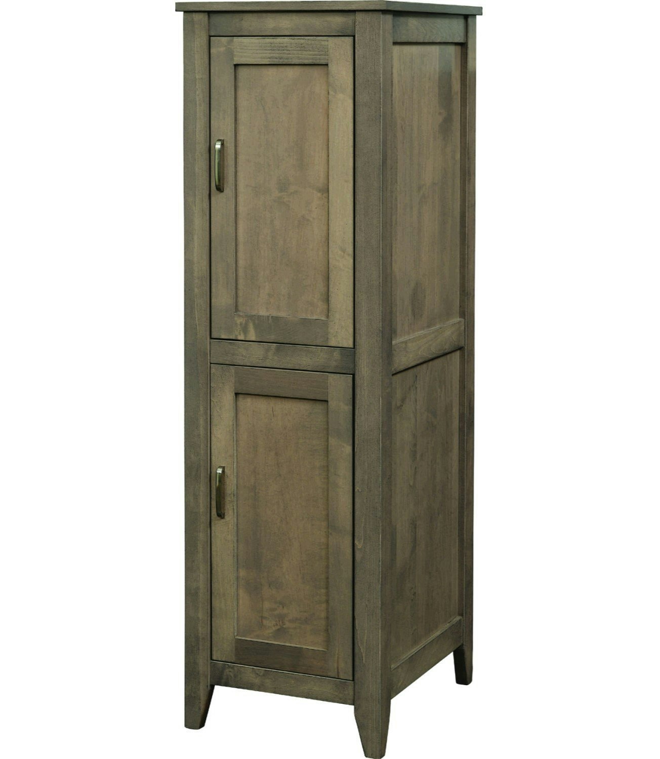 Freestanding Linen Storage Closet from DutchCrafters Amish Furniture