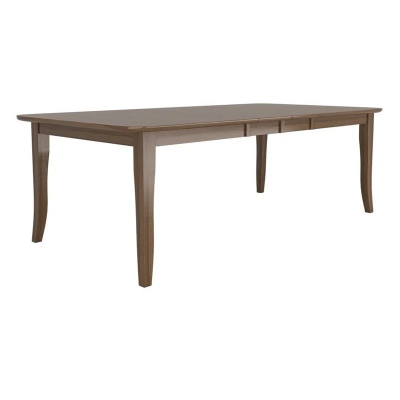 Bethesda Leg Dining Table with Brown Maple Legs & Skirt from