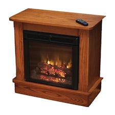 Electric Fireplaces and Mantels from DutchCrafters Amish Furniture