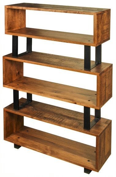Modern Open Bookcases from DutchCrafters Amish Furniture Store