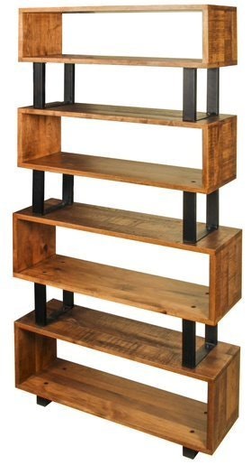 Modern Open Bookcases from DutchCrafters Amish Furniture Store