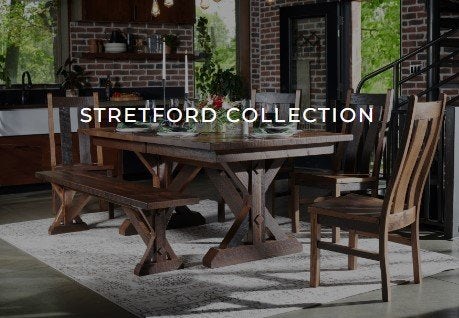 Stretford Reclaimed Barnwood Dining Set - Quick Ship from
