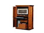 Amish Hardwood Armoire Desks by DutchCrafters Amish Furniture